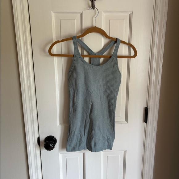 lululemon athletica | Tops | Light Blue Ebb To Street Lululemon Tank ...